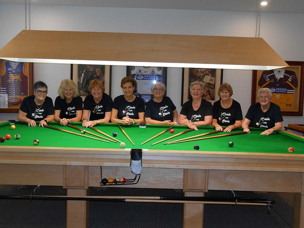 Introducing the “Chicks with Sticks” – the Renaissance women’s pool club